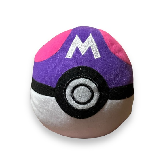 Toys | Pokemon Master Ball Plush Doll Stuffed Animal Toy Purple Pink ...